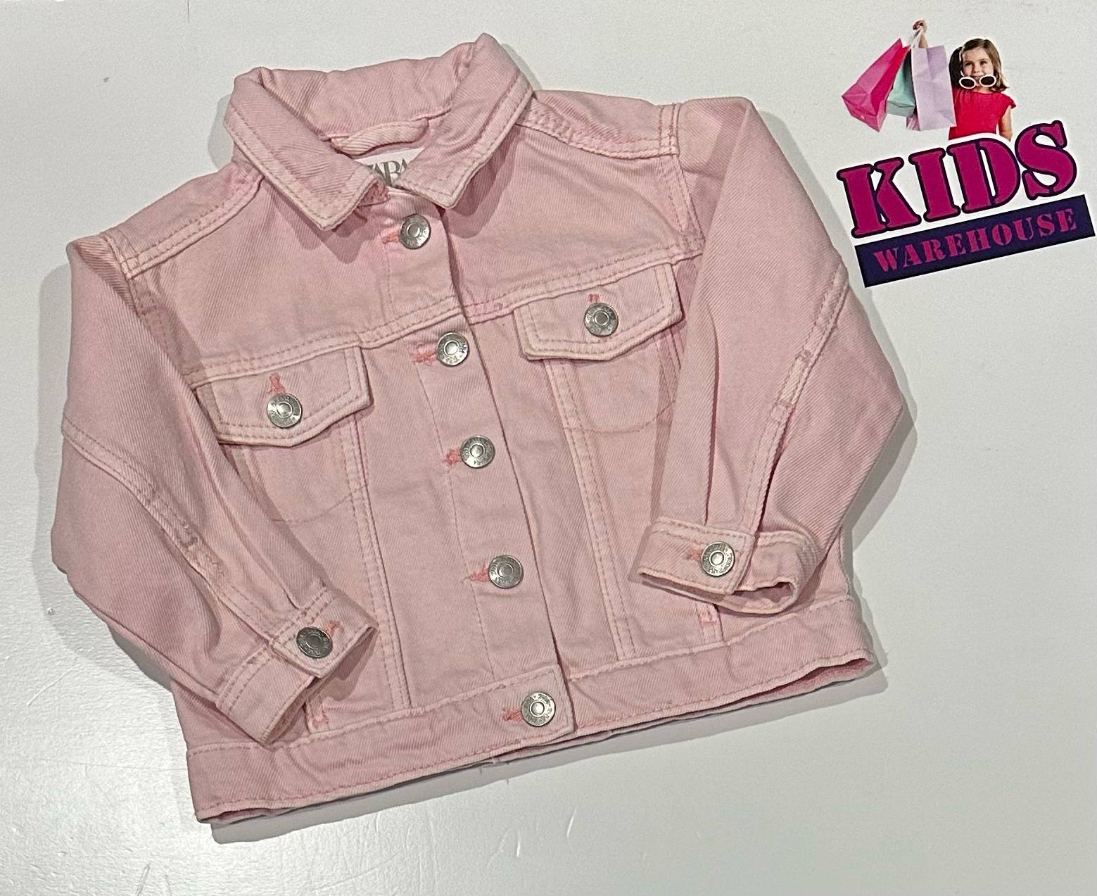 Zara Pink Denim Jacket Size 0 – Kids Warehouse AU
