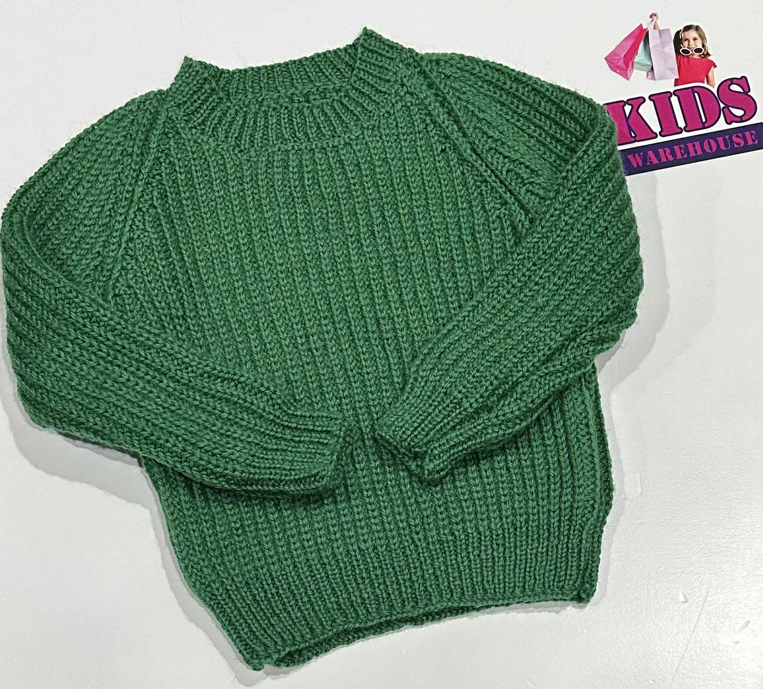 Homemade Knit Green Jumper Size 4 – Kids Warehouse AU