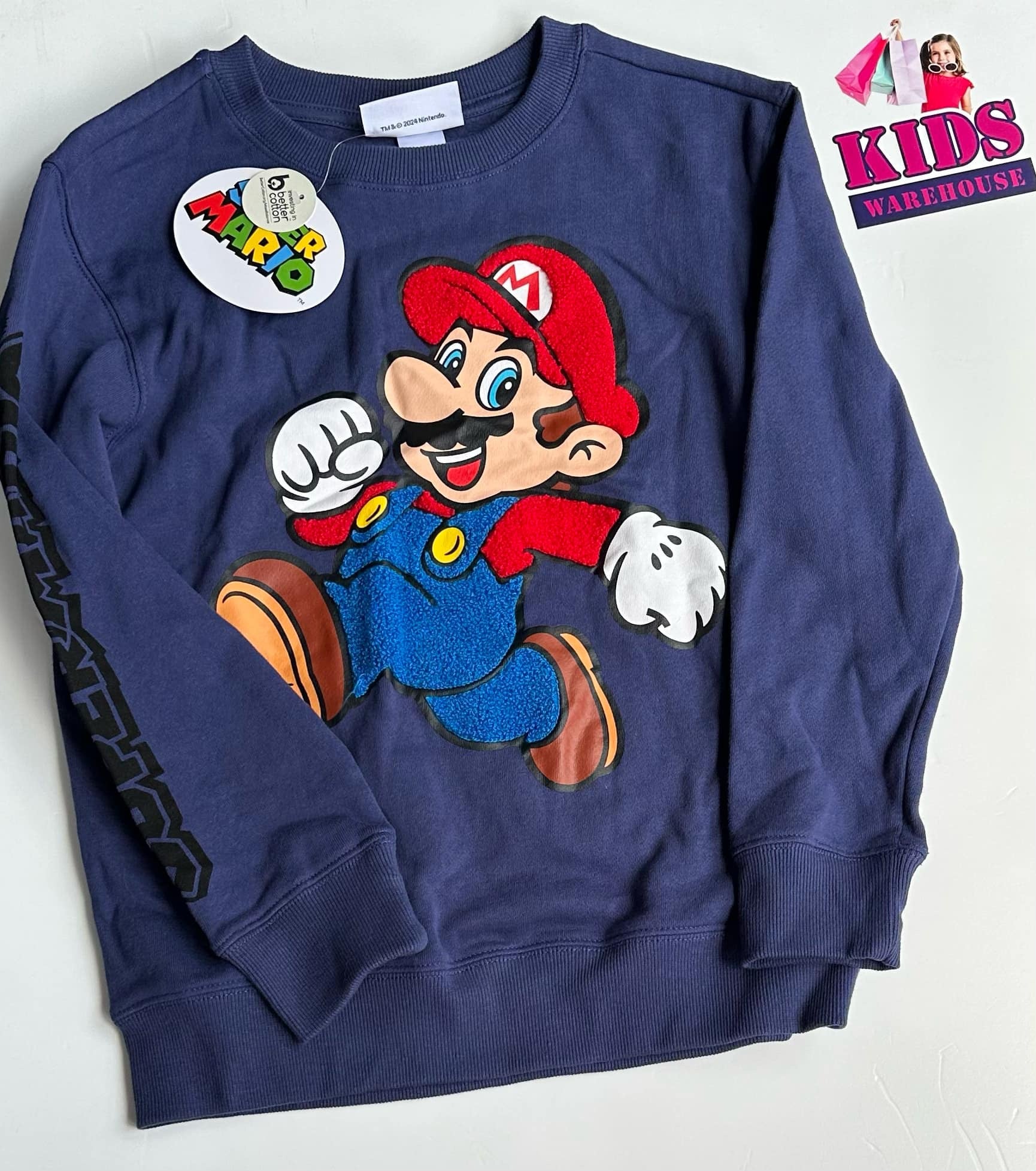 New Super Mario Purple Jumper Size 10 – Kids Warehouse AU