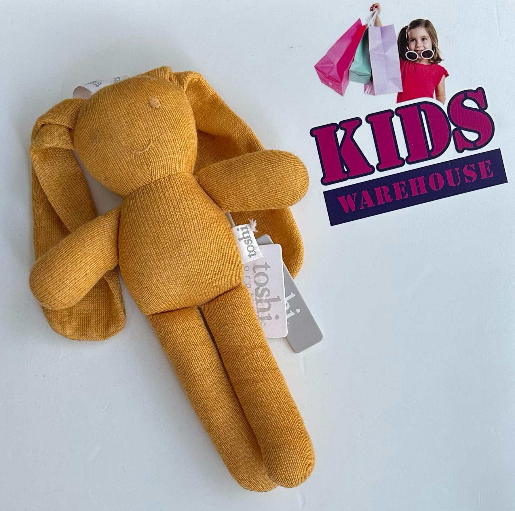 Toshi Organic Yellow Stuffed Bunny – Kids Warehouse AU