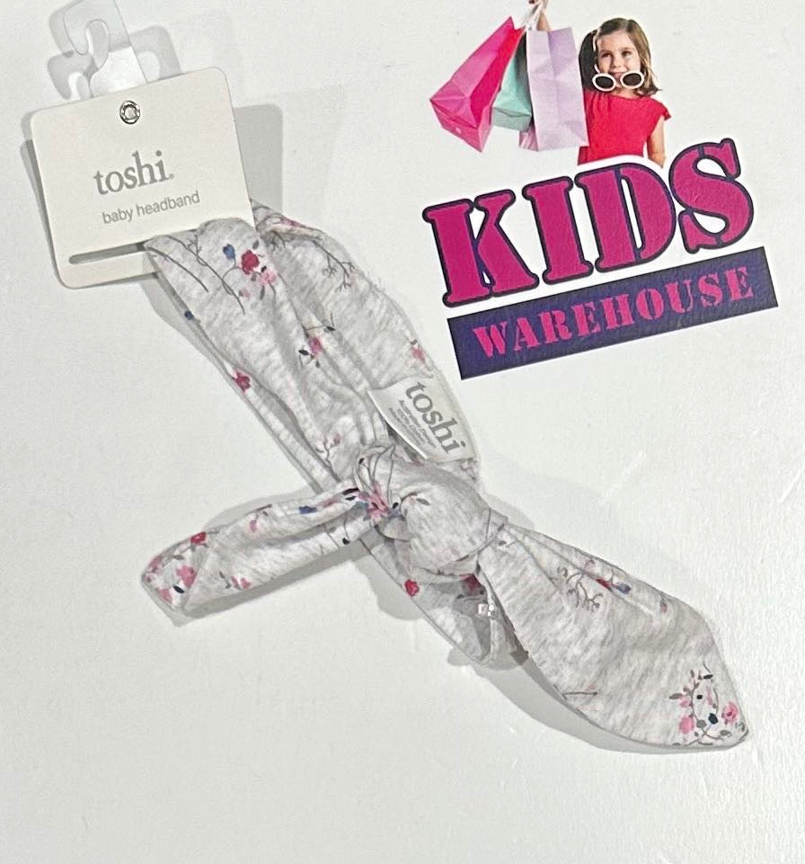 NEW Toshi Headband White Floral Print Baby – Kids Warehouse AU