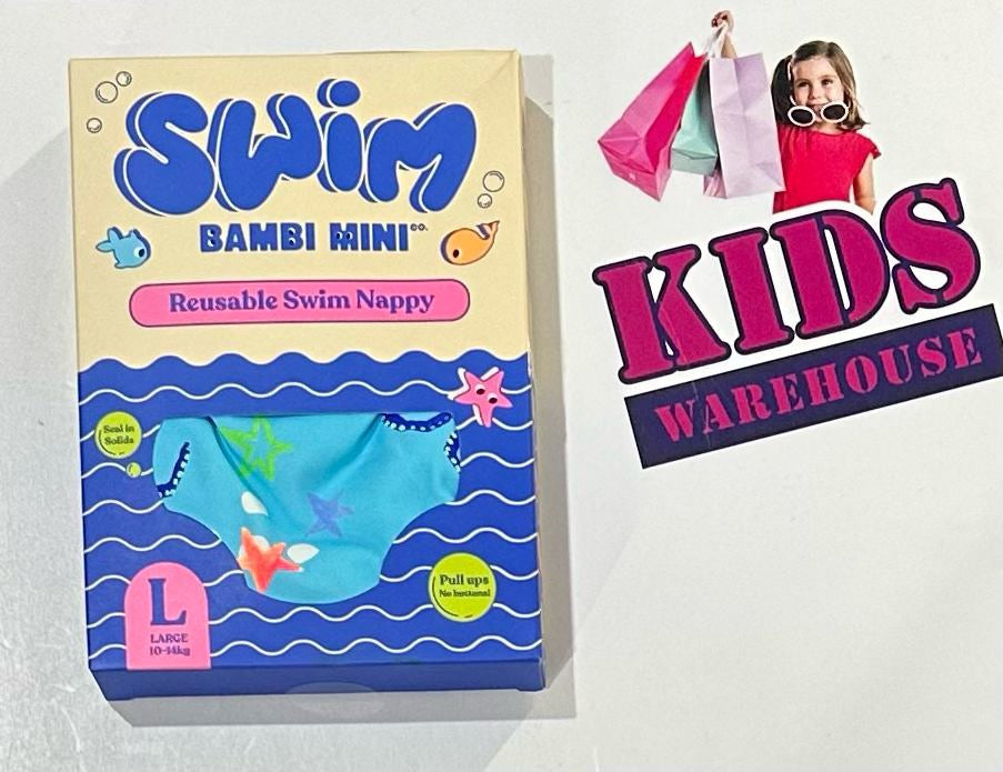 Swim Bambi Mini Reusable Seim Nappy Size Large 10-14kg – Kids Warehouse AU