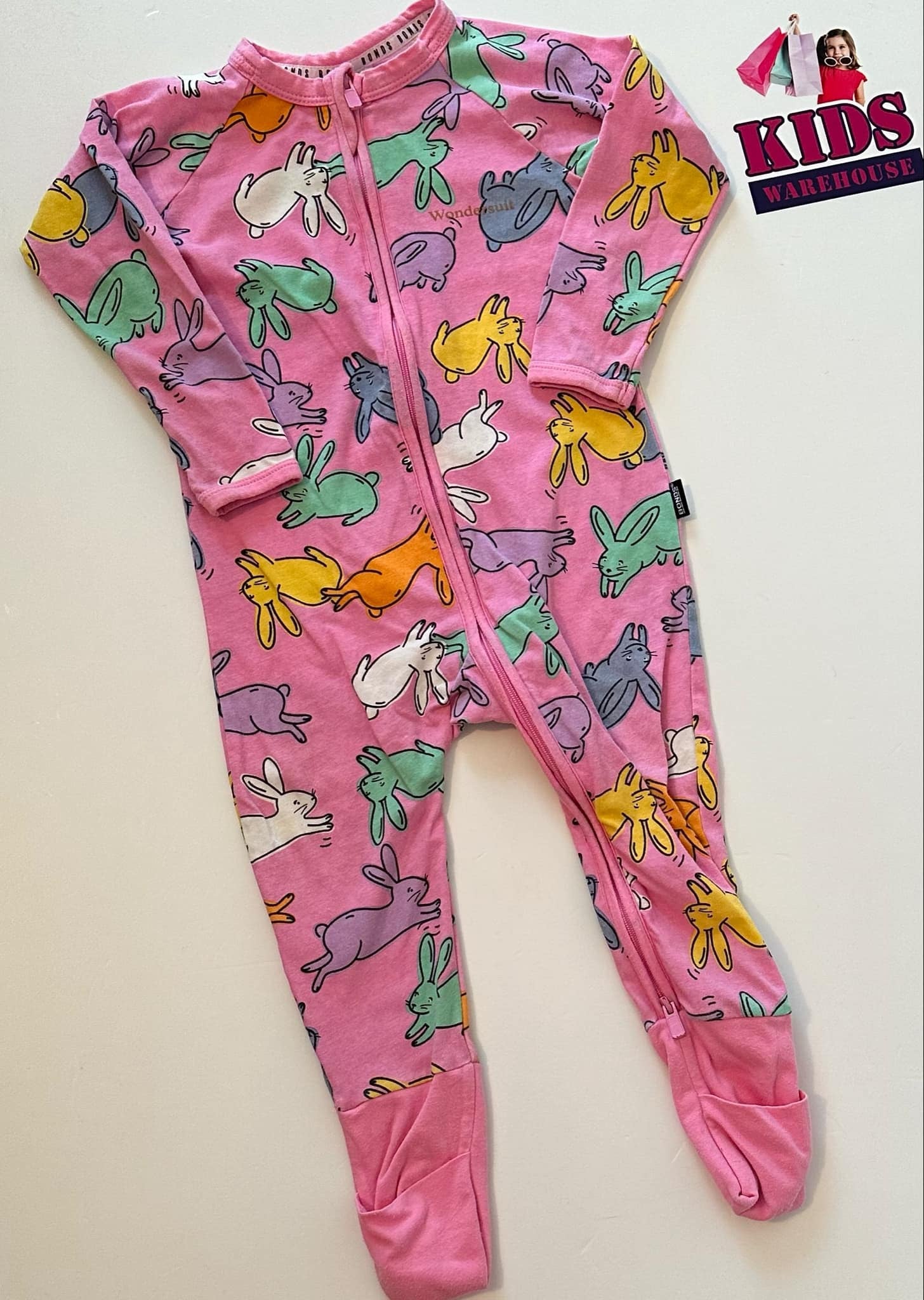 Bonds Pink Wondersuit Size 1 – Kids Warehouse AU